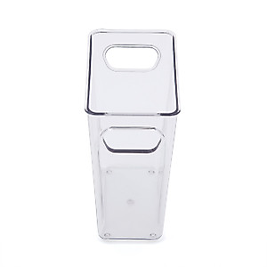 Copco Mini Tall Storage Bin, 5.5 x 3.5 x 7 Inch, Clear