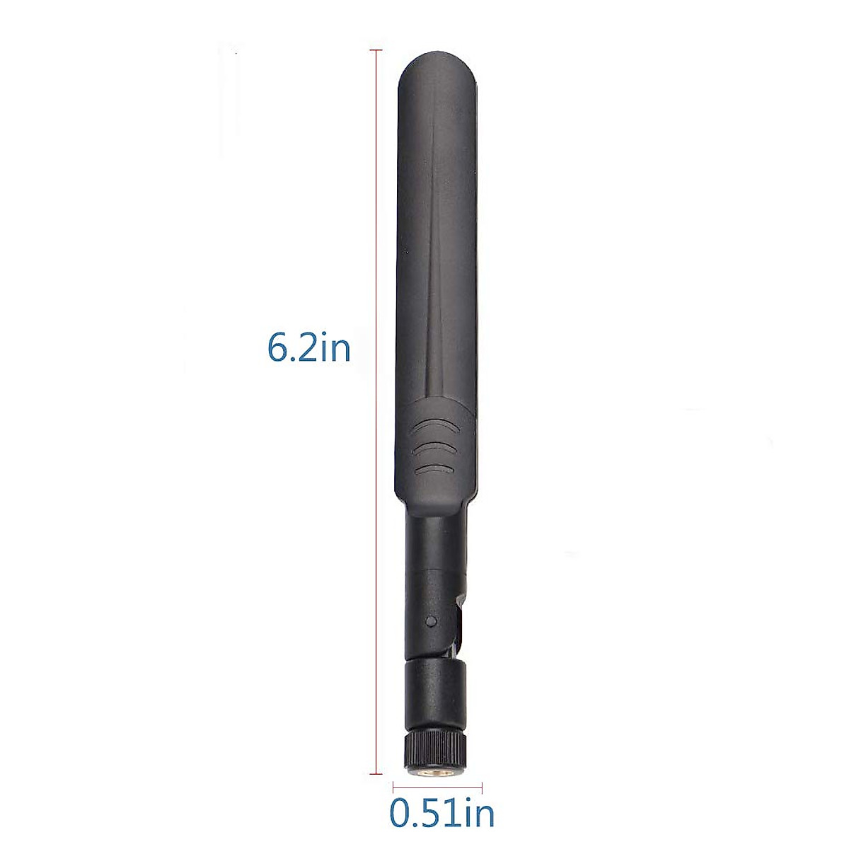 4G LTE Antenna, RHsia [2 Pack] 3G 4G LTE Dipole Antenna Wide Band 9dbi 700-2700Mhz Omni Directional Antenna with SMA Male Connector for CPE Router,Access Point,Wireless Rang Extender,IP Camera More