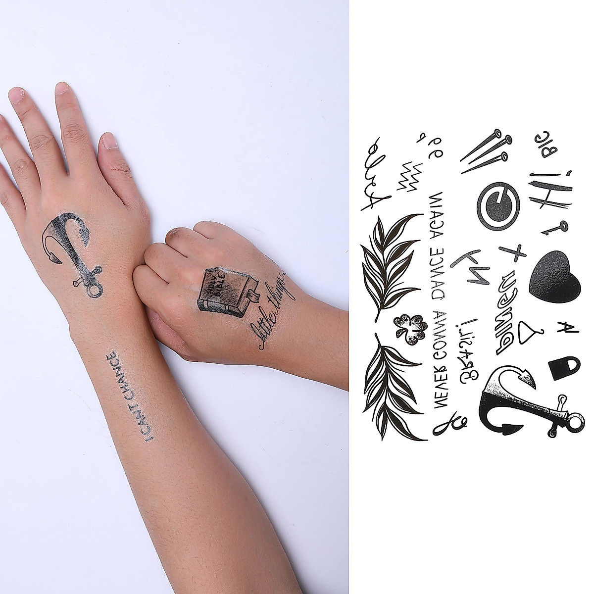 Harry Stylezz - Ultimate Tattoo Set - Over 65 Tattoos - Perfect For Concerts, Halloween, Cosplay, Dress Up