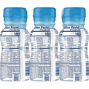 Glucerna Nutritional Shake, Diabetic Drink to Support Blood Sugar Management, 10g Protein, 180 Calories, Rich Chocolate, 8-fl-oz Bottle, 6 Count