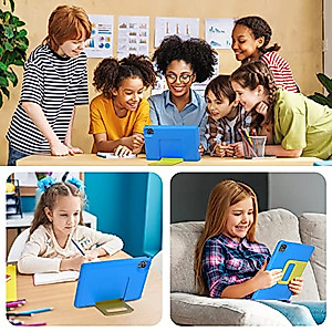 ROWT Kids Tablet, 10-Inch Tablet for Kids, 2GB+32GB Android 11 Kids Tablets with Case, WiFi, Parental Control Mode, Dual Camera, Google Services, 1-Year Warranty (Blue)