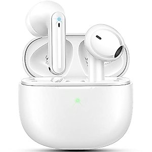yobola Wireless Earbuds, Bluetoth Earbuds Deep Bass HiFi Stereo, Bluetoth Headphones 4 Microphone Clear Call, IPX7 Waterproof Wireless Headphones 5.3 Touch Control, USB-C Fast Charging