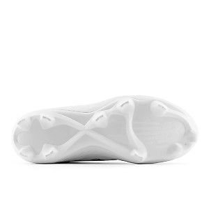 New Balance Women's Fresh Foam Velo V3 Molded Softball Shoe, White/White, 8