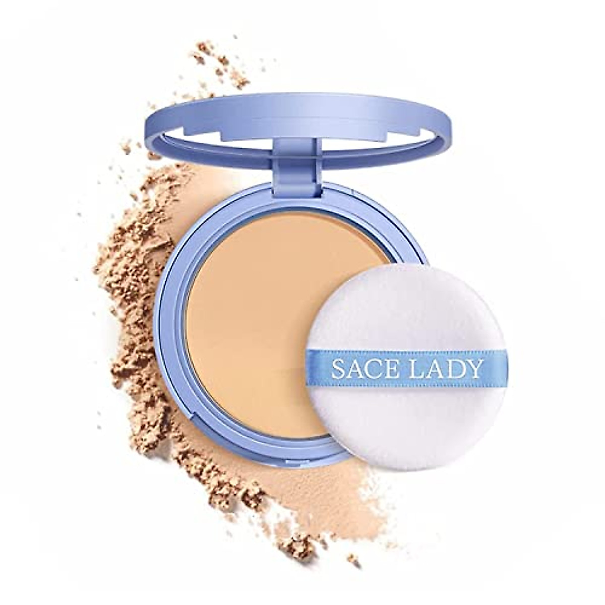 Oil Control Face Pressed Powder,Matte Smooth Setting Powder Makeup,Waterproof Long Lasting Finishing Powder,Cruelty Free Lightweight Face Cosmetics,Shine Control,Vegan Friendly,0.28Oz(NATURAL BEIGE)