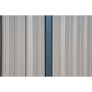 Cover-It 6x4 Metal Outdoor Galvanized Steel Storage Shed with Swinging Double Lockable Doors for Backyard or Patio Storage of Bikes, Grills, Supplies, Tools, Toys, for Lawn, Garden, and Camping, Tan