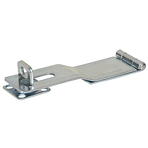 The Hillman Group 851391 6-Inch Swivel Staple Safety Hasps, Zinc Plated
