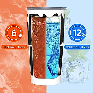 LAZHANG Sammy Music Hagar Stainless Steel Insulated Car Sippy Cup With Lid Travel Mug for Cold Hot 20 oz