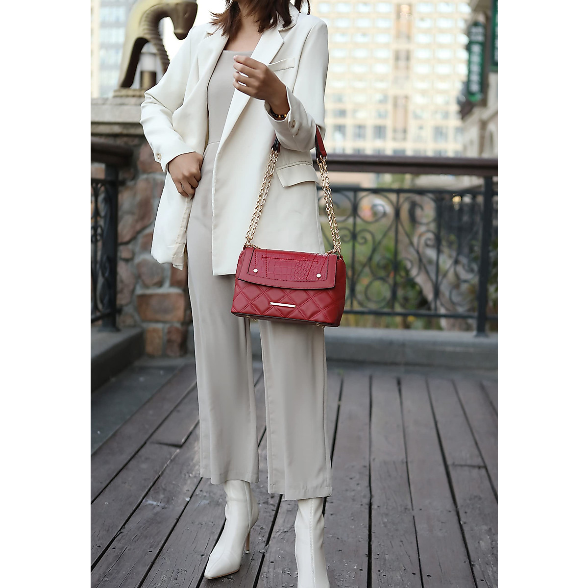 MKF Collection Shoulder Bag for Women, Crossbody Top-Handle Handbag Purse