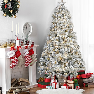 Alupssuc 80Pcs Christmas Balls Ornaments Set, Christmas Tree Decorations, Shatterproof Plastic Christmas Decor Hanging Balls with Hooks for X-mas Party Wedding Holiday, Champagne Gold