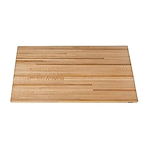 CONSDAN Butcher Block Counter Top, USA Grown Hard Maple Solid Hardwood Countertop, Washer/Laundry Countertop, Table Top, Polished, Prefinished with Food-safe Oil, 1.5" Thickness, 72" L x 25" W