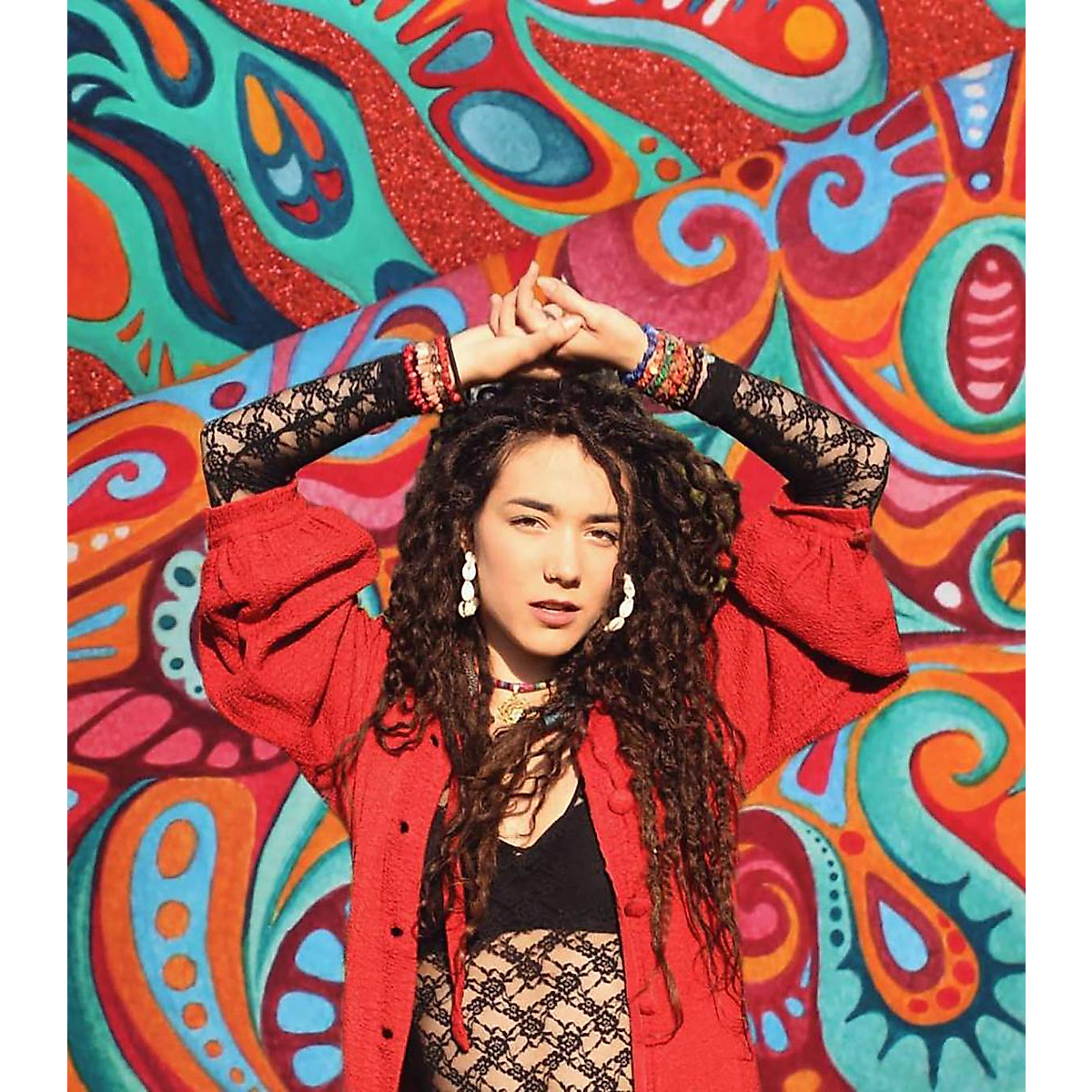 Hoop Earrings For Women Natural Cowrie Shell Beads Hoop Earrings Statement Stud Drop Earrings Bohemia Hawaii Wakiki Beach Jewelry (gold)