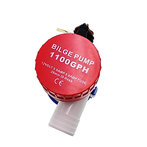 MAKERELE Submersible Boat Bilge Water Pump 12V 1100GPH with Automatic Boat Bilge Pump Float Switch 12V 24V 32V