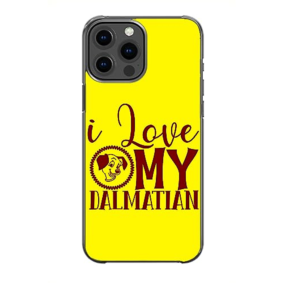 I Love My Dalmatian Cute Sweet Sarcastic Funny Pattern Art Design Anti-Fall and Shockproof Gift iPhone case (iPod 6)
