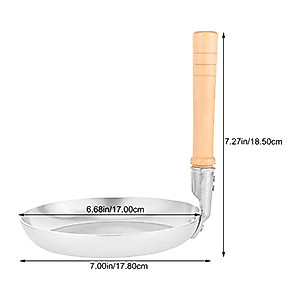 Hemoton Egg Frying Pan Oyakodon Pan Egg Pastry Pan Multi-function Frying Pan Kitchen Mini Metal Skillet Frying Pan Japanese Omelette Pan