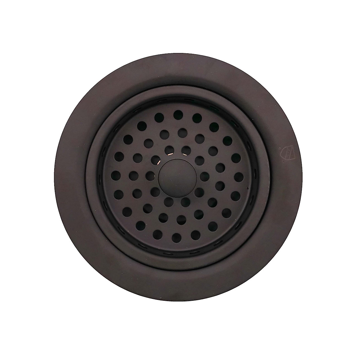 Westbrass CO2196S-12 Combo Pack 3-1/2" Post Style Large Basket Extra-Deep Collar Kitchen Sink Waste Disposal Flange with Strainer Stopper, Oil Rubbed Bronze