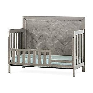 Child Craft Kieran Guard Rail Toddler Bed Conversion Kit, Crescent Gray
