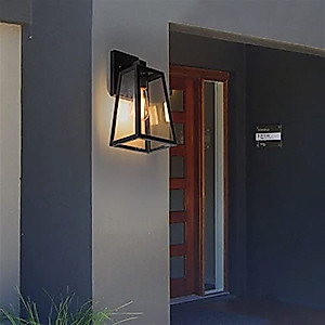 European wall light Outdoor Wall Lamp Die-casting Aluminum Lamp Body Waterproof Rust Outdoor Wall Lights American Simple Garden Lamp Aisle Balcony Door Exterior Wall Home Villa Garden Courtyard Wall S