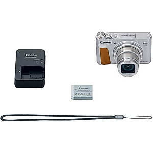 Canon PowerShot SX740 HS Digital Camera (Silver) Accessory Bundle with Flexible Spider Tripod, 32GB Memory, Camera Case and More..