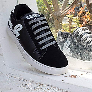 HOMAR No Tie Shoelaces for Kids and Adults Stretch Silicone Elastic No Tie Shoe Laces