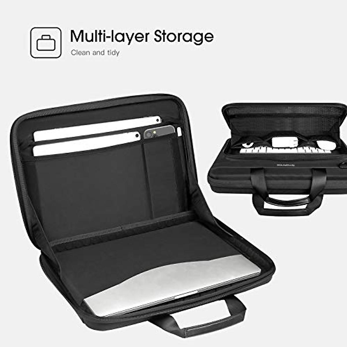 Smatree Heavy Duty Hard Case Compatible for 16.2inch MacBook Pro 2021, for 15.6inch Acer Aspire 5, Predator Helios 300, Nitro 5, for 15.6 inch HP Pavilion (Black)