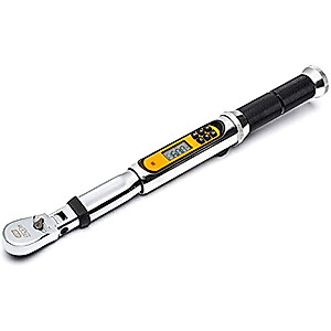 GEARWRENCH 3/8" 120XP Flex Head Electronic Torque Wrench with Angle, 10-100 Ft/Lbs - 85195