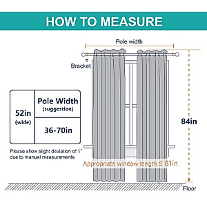 NICETOWN Living Room Completely Shaded Draperies, Privacy Protection & Noise Reducing Ring Top Drapes, Black Lined Insulated Window Treatment Curtain Panels(Biscotti Beige, 2 Pieces, W52 x L84)