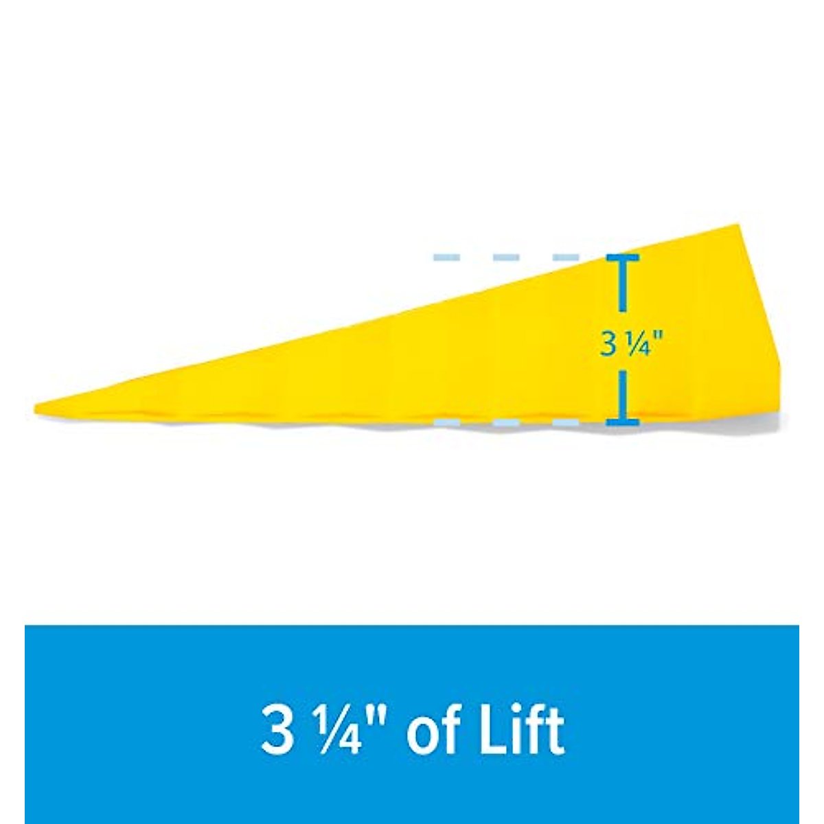Camco Wedge RV Leveler, Set of 2 | Helps Your RV Appliances and Tanks Operate More Efficiently | Compatible with RVs with Parking Brakes | Yellow (44580)