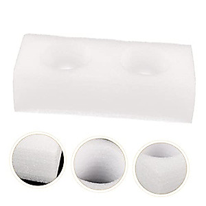 Didiseaon 4 pcs Takeaway Cup Holder can Carrier Coffee Mug Holder Floating Drink Holder for Pool Disposable Drink Carrier Coffee Drinks Drink take Dish Rack White epe Pearl Cotton