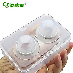 Haakaa Silicone Inverted Nipple Corrector, 2 pk BPA, PVC and Phthalate Free
