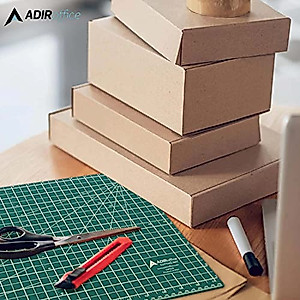 Adir Corp. 36x48 Inches Green/Black Professional Self Healing Cutting Mats - 3 Ply Double Sided Reversible Durable Non-Slip PVC Cutting Mats - Perfect for Crafts & Sewing