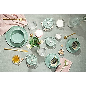 Staub 40508-185 Bowl, Sage Green, 4.7 inches (12 cm), 20.3 fl oz (600 ml), Ceramic Bowl, Ceramic, Microwave Safe, Ceramic Bowl