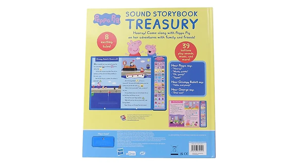 Peppa Pig Sound Storybook Treasury - 39 Interactive Sounds