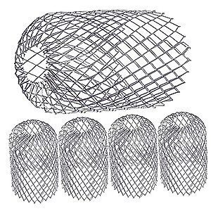 DOITOOL 5pcs Gutter Filter Mesh Strainer Sink Drain Pipe Water Sink Filter Downspout Splash Block Roof Leaf Filter Gutter Guards Roof Anti-Block Strainer Downspout Filter Roof Gutter Guard