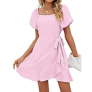 SAMPEEL Dance Dresses for Teens Summer Bridesmaid Preppy Dresses for Middle School XS