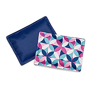 Cool Coolers by Fit + Fresh, Reusable Soft Ice Packs, 2PK, Berry Geo & Navy & by Fit + Fresh, Reusable & Flexible Soft Ice Packs, Perfect for Insulated Lunch Bag,2PK, Aqua Tie Dye