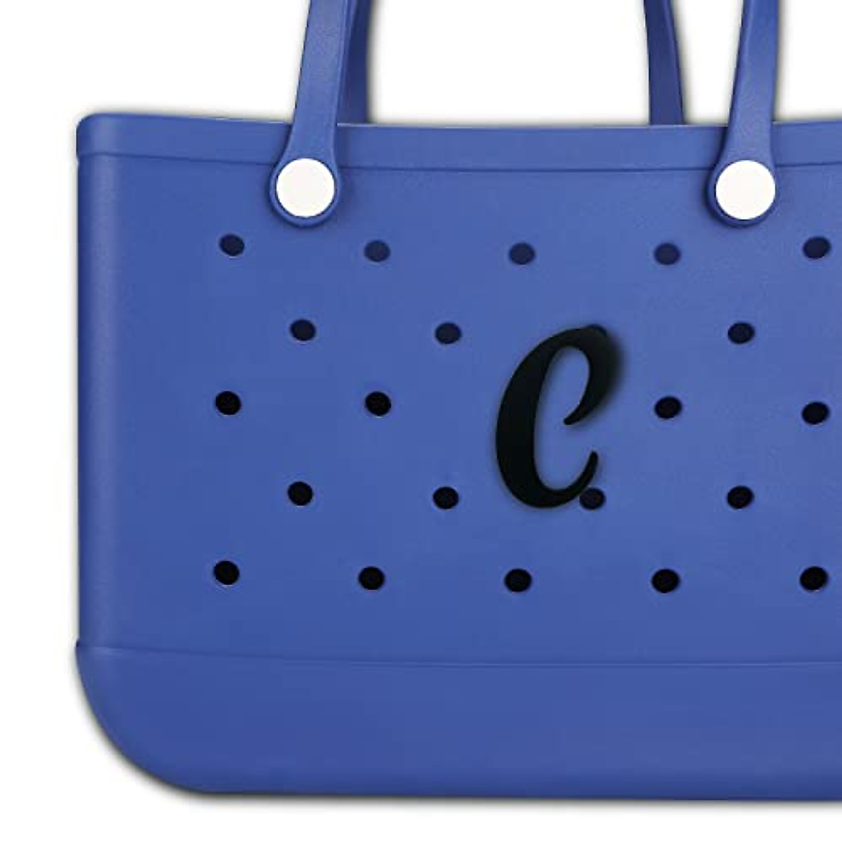 TOYORK Bag Charms for Bogg Bag Accessories Decorative Bogg Bag Charms Insert Alphabet Lettering for Beach Tote Rubber Beach Bag Accessories