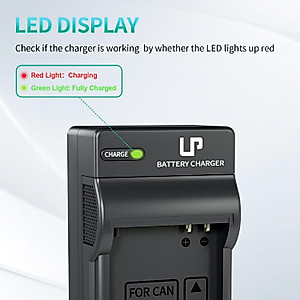 LP NB-6L NB-6LH Battery Charger, Camera Charger for Canon PowerShot S120, SX170 is, SX260 HS, SX280 HS, SX500 is, SX510, SX520, SX530, SX540 HS, SX600 HS,SX610 HS& More