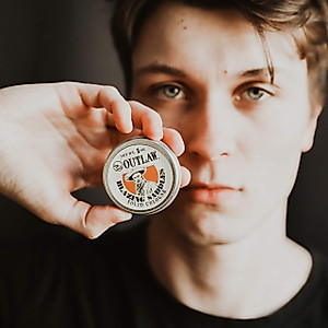 Western Cologne Gift Set - The Scent of the Wild West in 3 Perfectly Pocket-sized Solid Cologne Tins - 0.5 oz Each - Handmade in the USA - Outlaw “The Outlaw's Life”