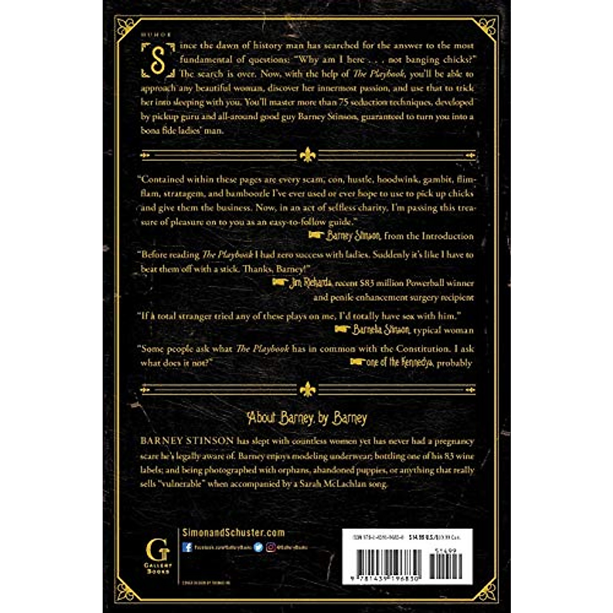 The Playbook: Suit up. Score chicks. Be awesome. (Bro Code)