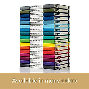 LEUCHTTURM1917 Metallic Special Edition - Medium A5 Dotted Hardcover Notebook (Gold) - 251 Numbered Pages