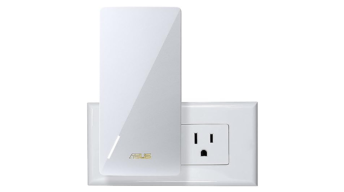 ASUS RP-AX58 AX3000 Dual Band WiFi 6 (802.11ax) Range Extender, AiMesh ...