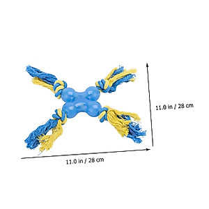 Housoutil Dog Bite Toy Pet Dog Chew Toy Dog Rope Dog Chewing Rope Toy Pet Chew Toys Dog Fetch Toy Tug and Dog Toy Puppy Interactive Toys Stuffed Toy Soft Child Dental Stick Cotton Rope