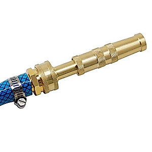 Twinkle Star Heavy-Duty Brass Adjustable Twist Hose Nozzle, 2 Pack, TWIS3432