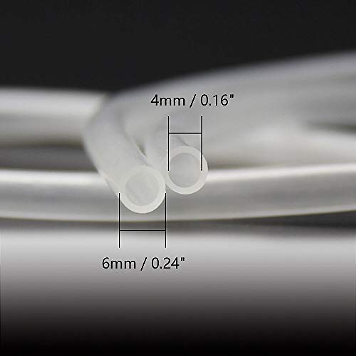 KnR Harmony Airline Tubing 50 Feet 3/16" Standard Aquarium Air Tubing Flexible for Fish Tank Terrariums Hydroponics Air Pump Translucent