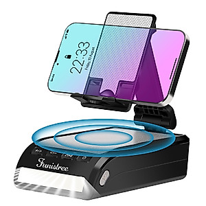 Funistree Gifts for Men Women Dad, Cell Phone Stand with Wireless Bluetooth Speaker, Dad Gifts from Daughter Son Fathers Day, Cool Anniversary Birthday Gifts for Him Husband Boyfriend Tech Gadgets