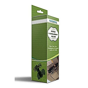 Sunglass Holder for Car Visor Clip - Sun-Glasses Holder and Ticket Card Clips - Car Visor Accessories - Luxury Eyeglass Car Mount