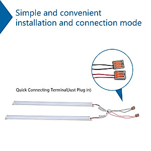 Sokply 4FT LED Magnetic Strip Retrofit Kit, 40W Magnetic Mount 48” LED Tube, 4000K Cool White, 0-10V Dimmable, T8 T10 T12 Fluorescent Replacement, Frosted Lens, UL&DLC Listed