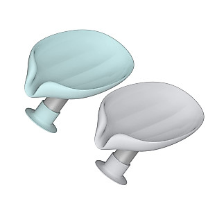 Cabilock 4 Pcs soap drainer Sponge Drying Holder sucker holder drainage soap bathtub soap holder decorative No Drilling soap tray Soap drying Dish abs bracket travel multipurpose