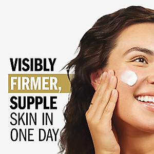 Olay Firm & Smooth Collagen Peptide Face Moisturizer, 2 oz Fragrance Free Firming Face Cream for Hydration and Skin Renewal, Recyclable Eco Jar Packaging