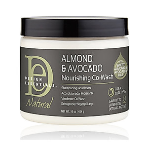 DESIGN ESSENTIALS Natural Almond & Avocado Nourishing Co-wash, White, 1 lb